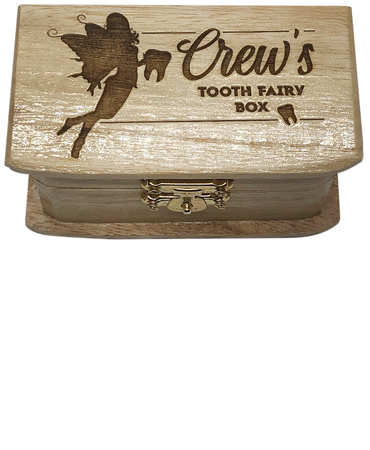 Crew’s Tooth Fairy Box • Wooden Box | Bob's Plaques